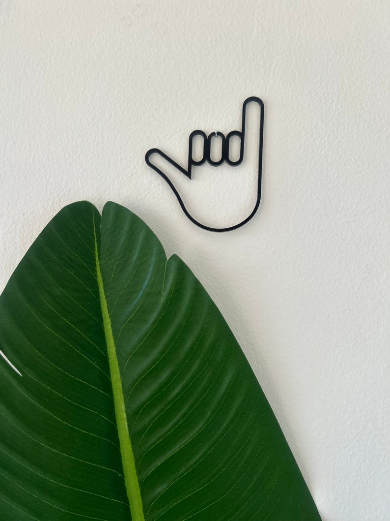 Shaka Sign Coastal Home Decor Wooden Signs Beachy Nursery Wall Decor ...