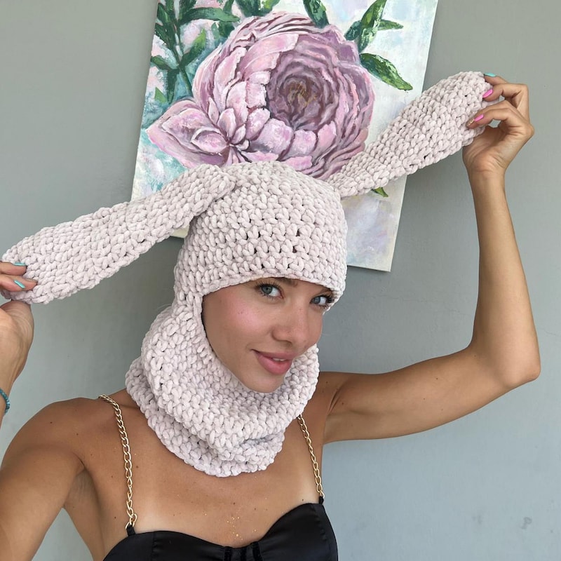 Hat With Mask - Etsy