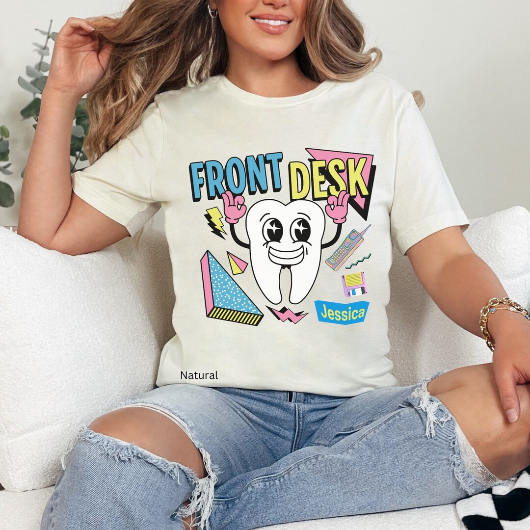 Dentist Front Desk Shirt, Orthodontist Office Tshirt, Dental School ...