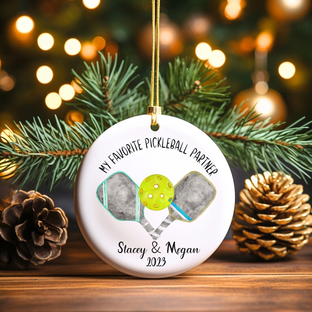 Personalized Pickleball Partners Ornament for Pickleball Players ...