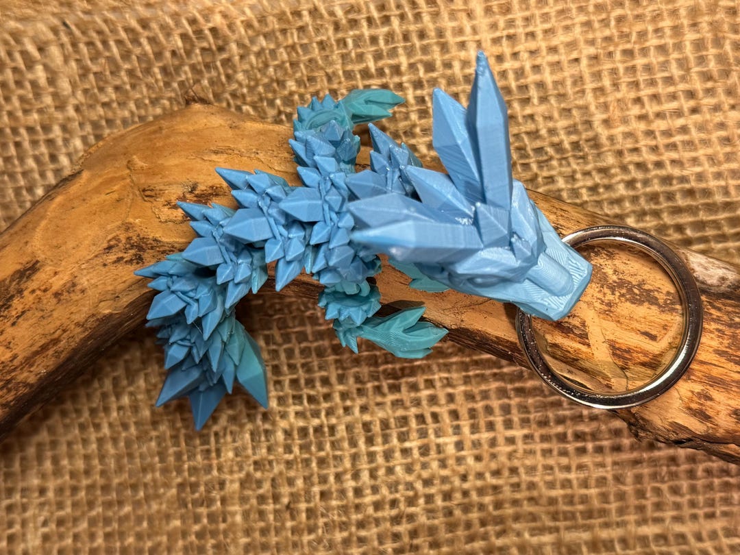 Cute Dragon Keychain Movable 3D Print Dragon Ideal Gift Idea for ...