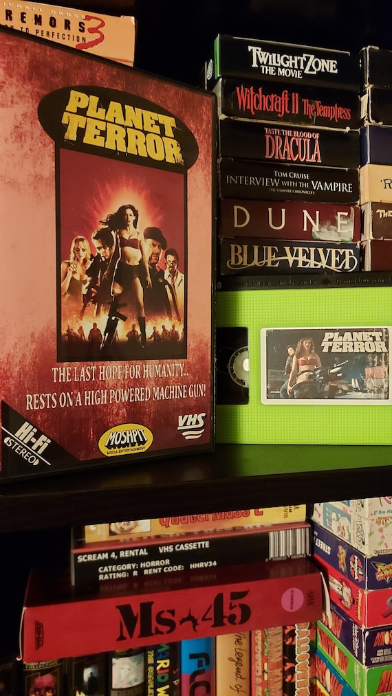 Planet Terror Artpiece VHS | Etsy