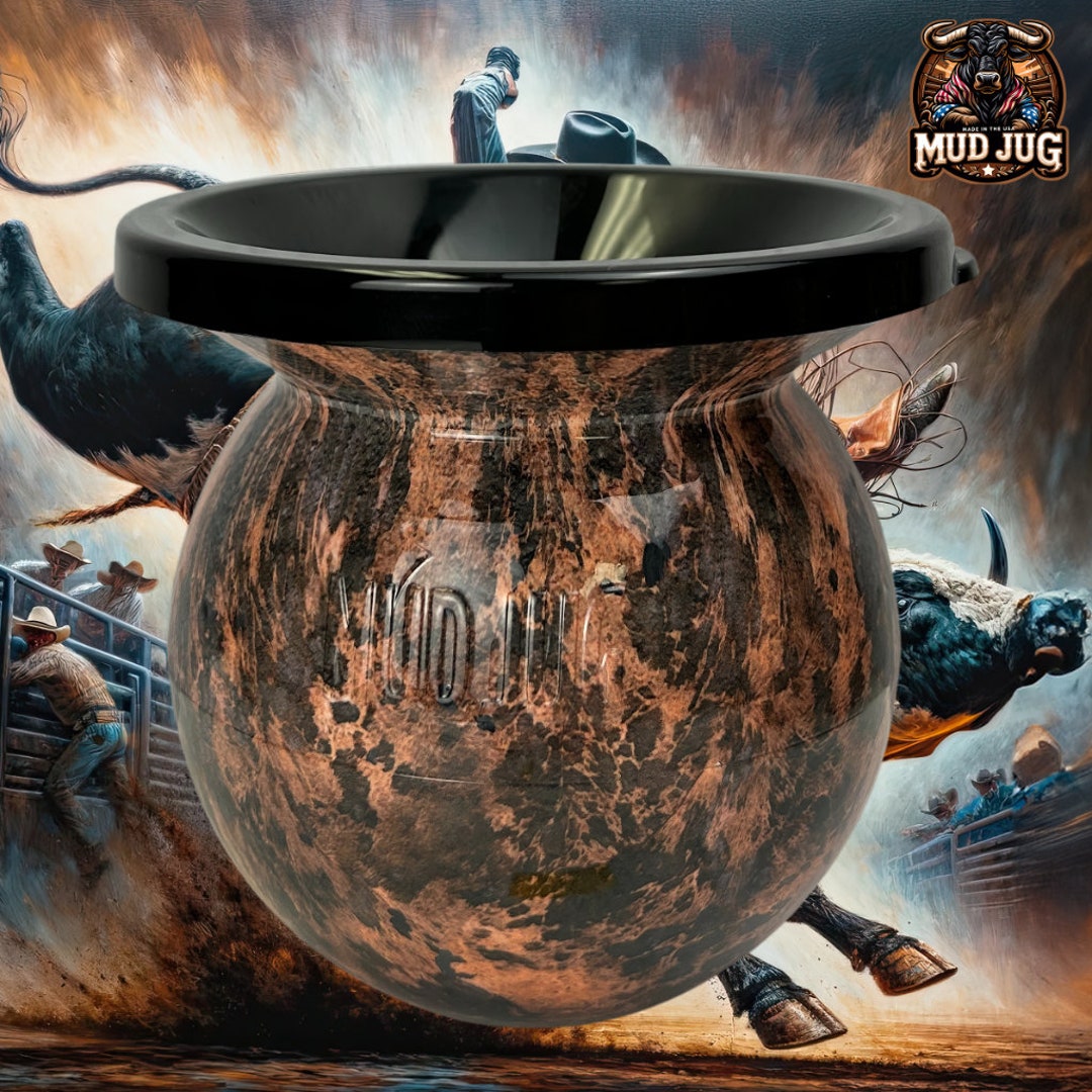 Mud Jug© Brindle Bull Portable Spittoon - Etsy