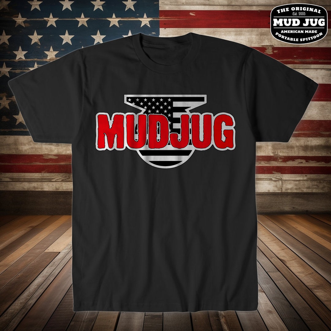 Mud Jug© Red Logo Tee Shirt - Etsy