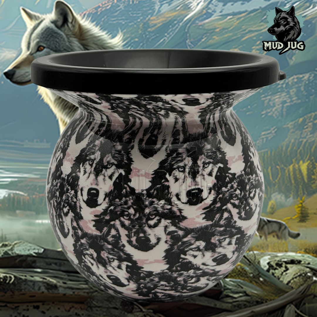 Mud Jug© Classic Wolf Pack Warriors Portable Spittoon - Etsy