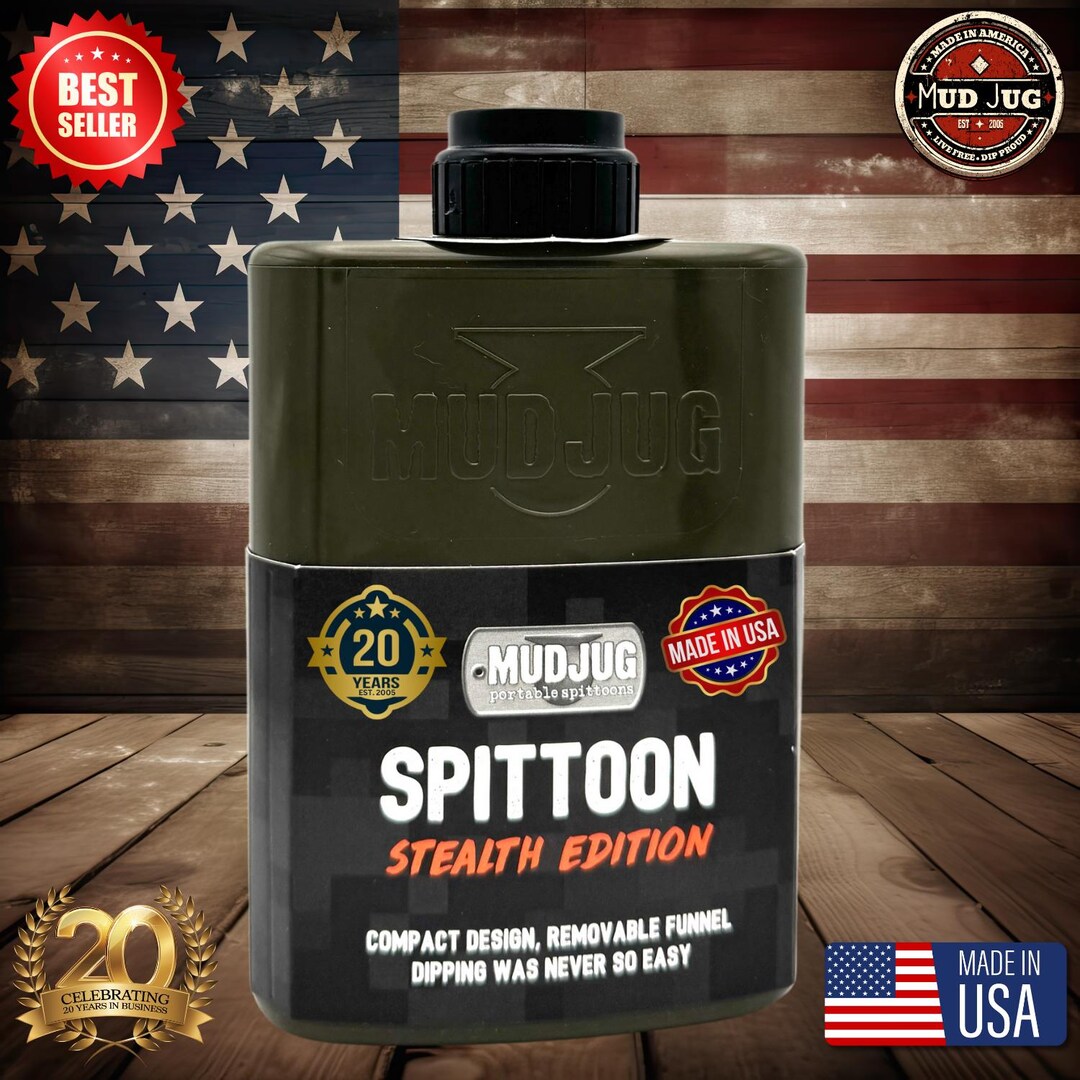 Mud Jug© OD Green Stealth© Portable Spittoon - Etsy