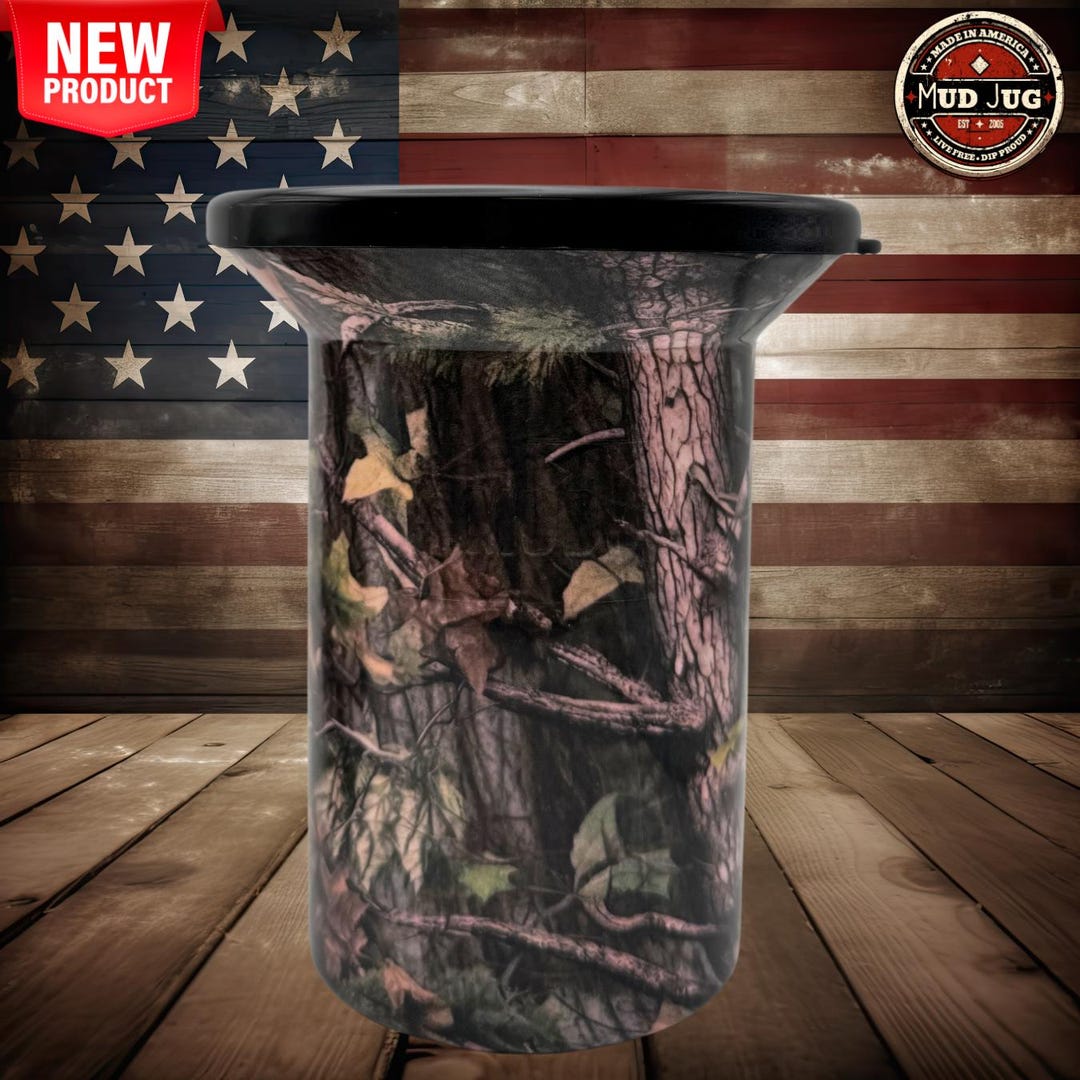 Mud Jug© Roadie Woodland Wraith© Camo Portable Spittoon - Etsy