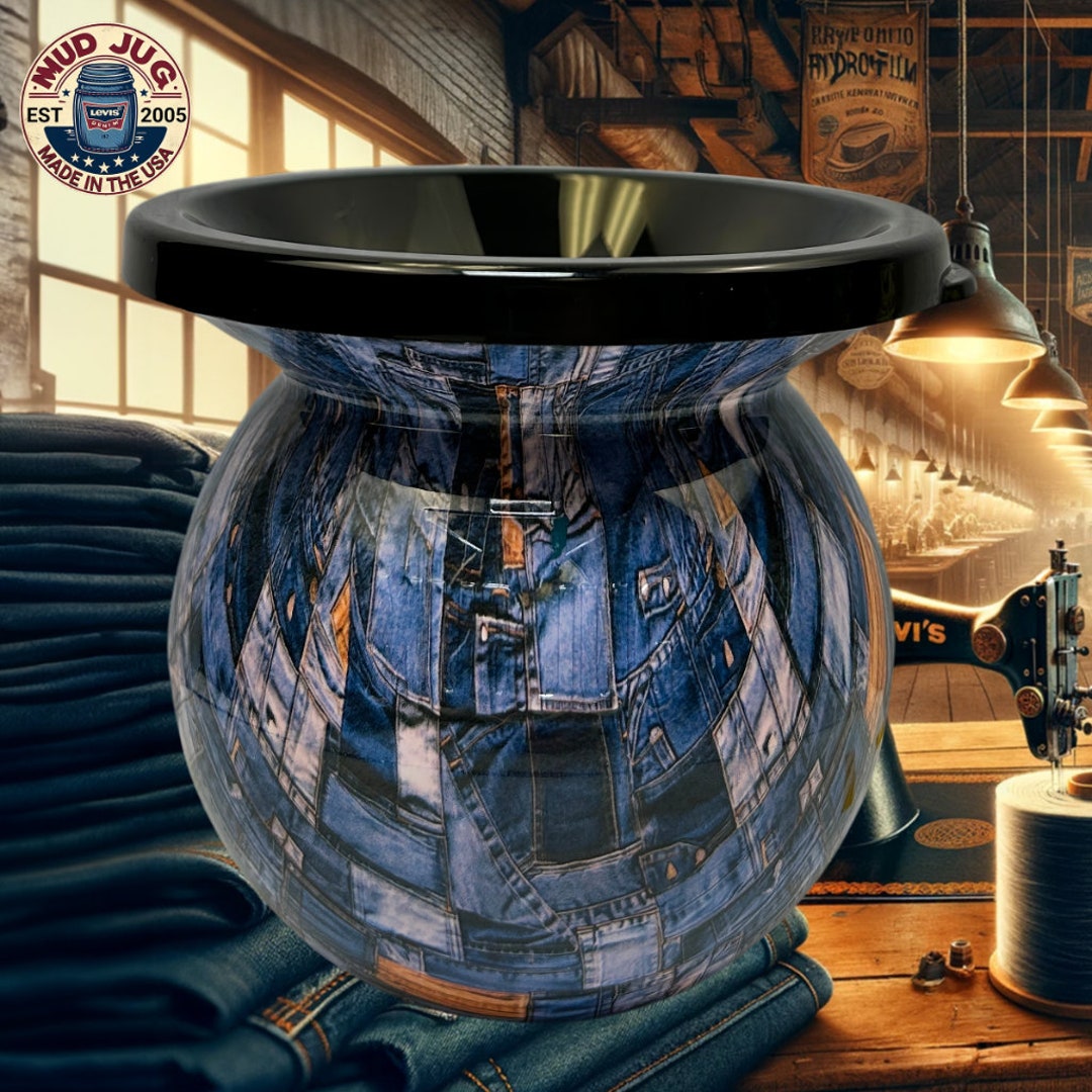 Mud Jug© Denim Dipper Portable Spittoon - Etsy