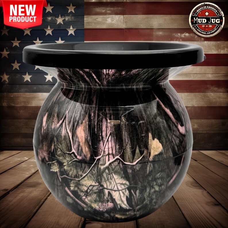 Mud Jug© Classic Woodland Wraith© Camo Portable Spittoon - Etsy