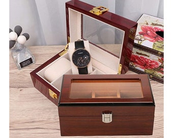 Wooden Pocket Watch Display Case - Etsy UK