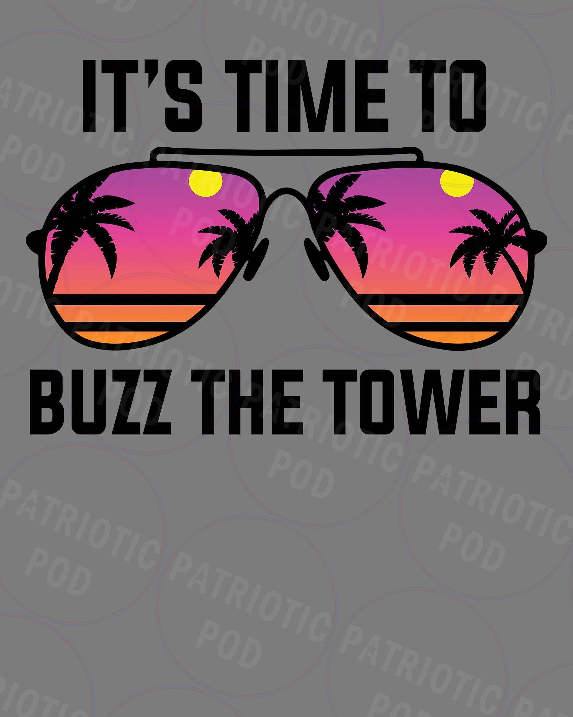 Buzz the Tower 300dpi Print on Demand, POD Design, Digital Download ...