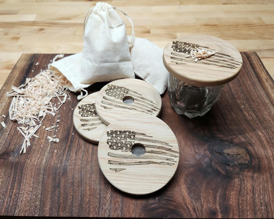 White Oak Whisky Smoker Cocktail Smoker Hardwood Drink Smoker Gift for ...