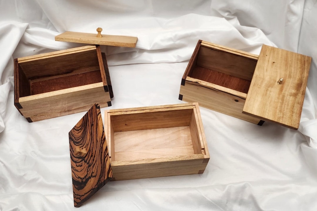 Hardwood Solid Wood Keepsake Box Handmade Gift Box Present Cherry Box ...