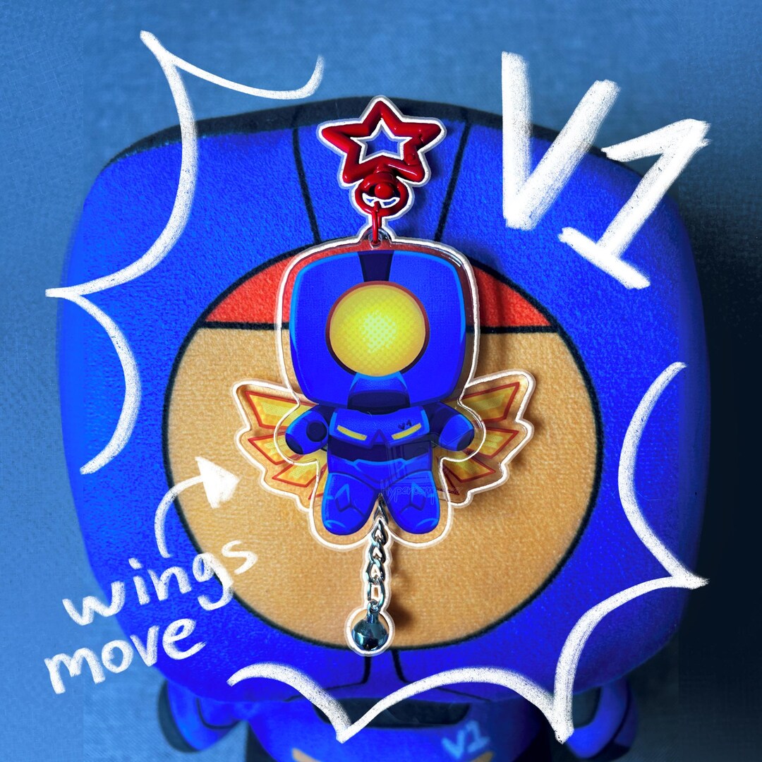 V1 Flappy Wings Keychain - Etsy