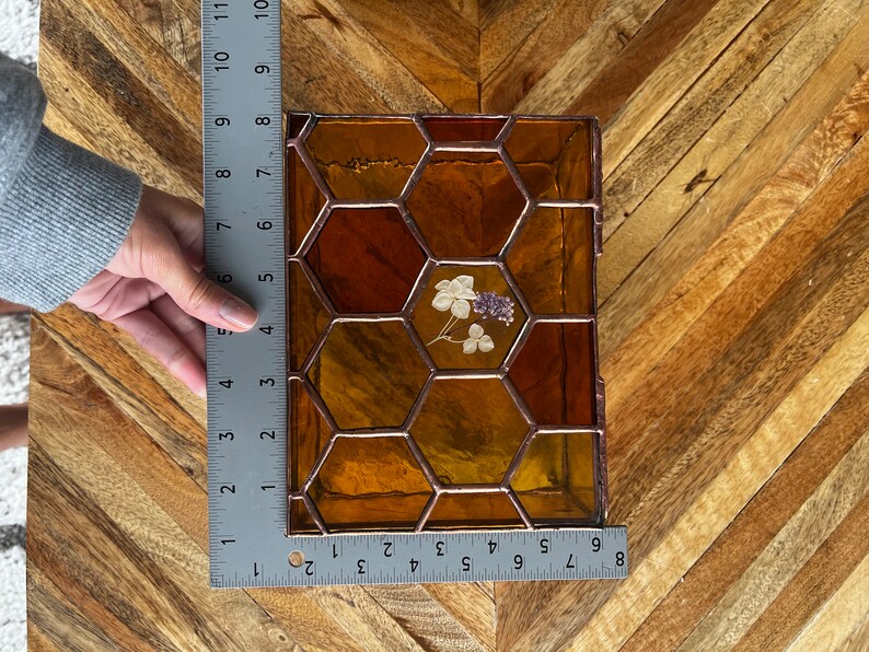 Stained Glass Honeycomb Box - Etsy