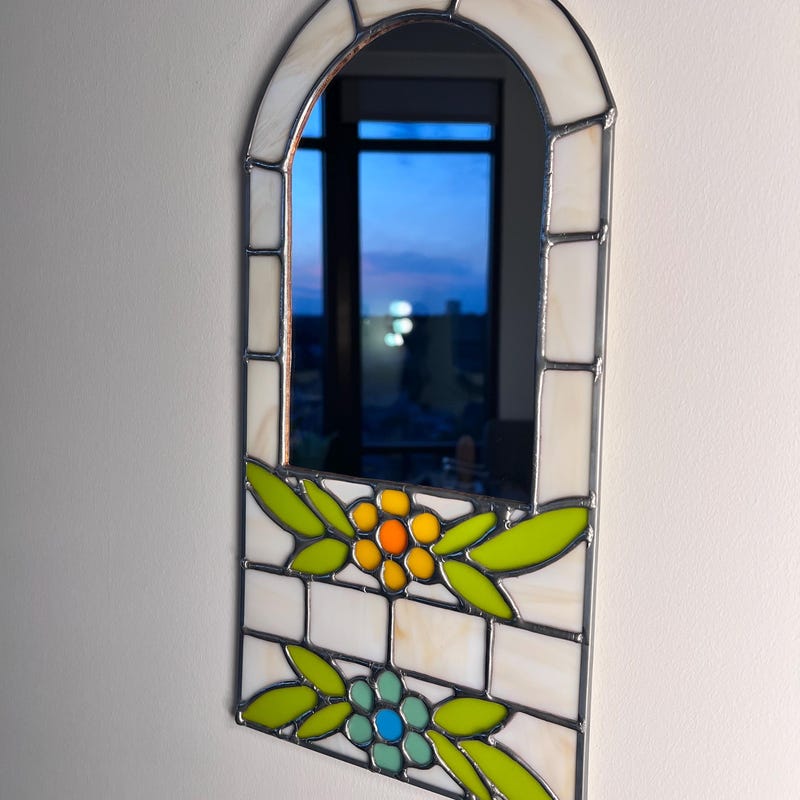 Stained Glass Mirror - Etsy