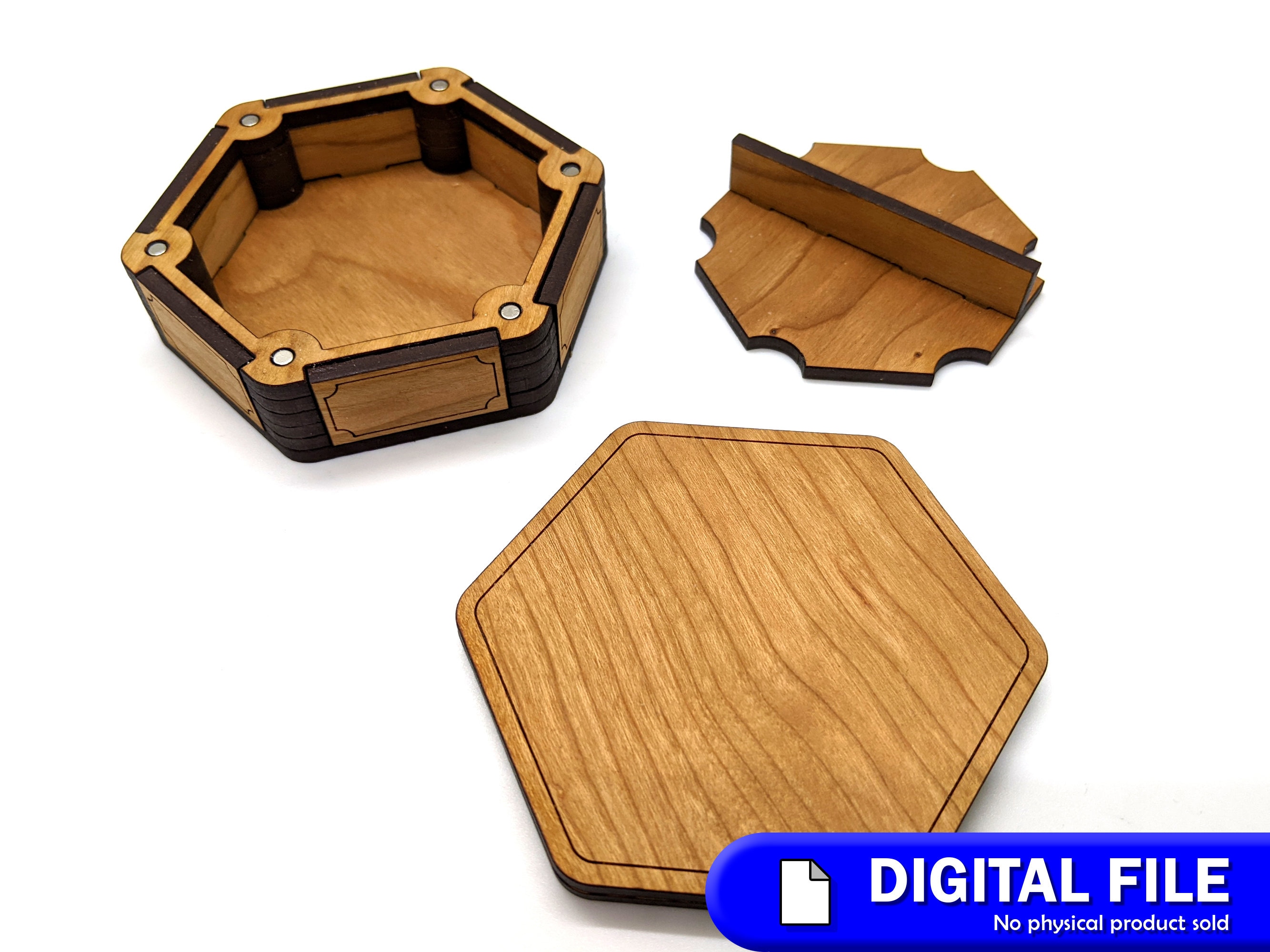 Board Game Token Trays — Laser Cutter Patterns, SVG and PDF Digital ...