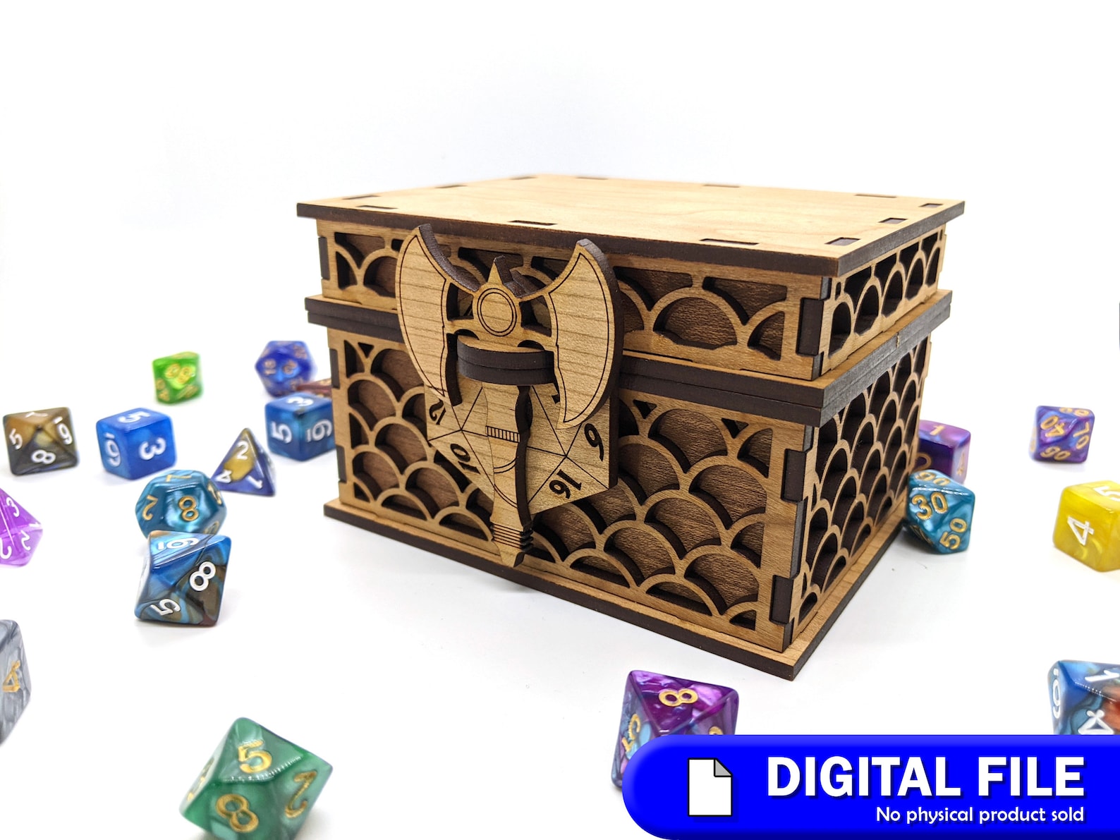 Critical Hit Box Pattern SVG and PDF Digital Files for - Etsy