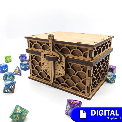 Critical Hit Box Pattern SVG and PDF Digital Files for - Etsy