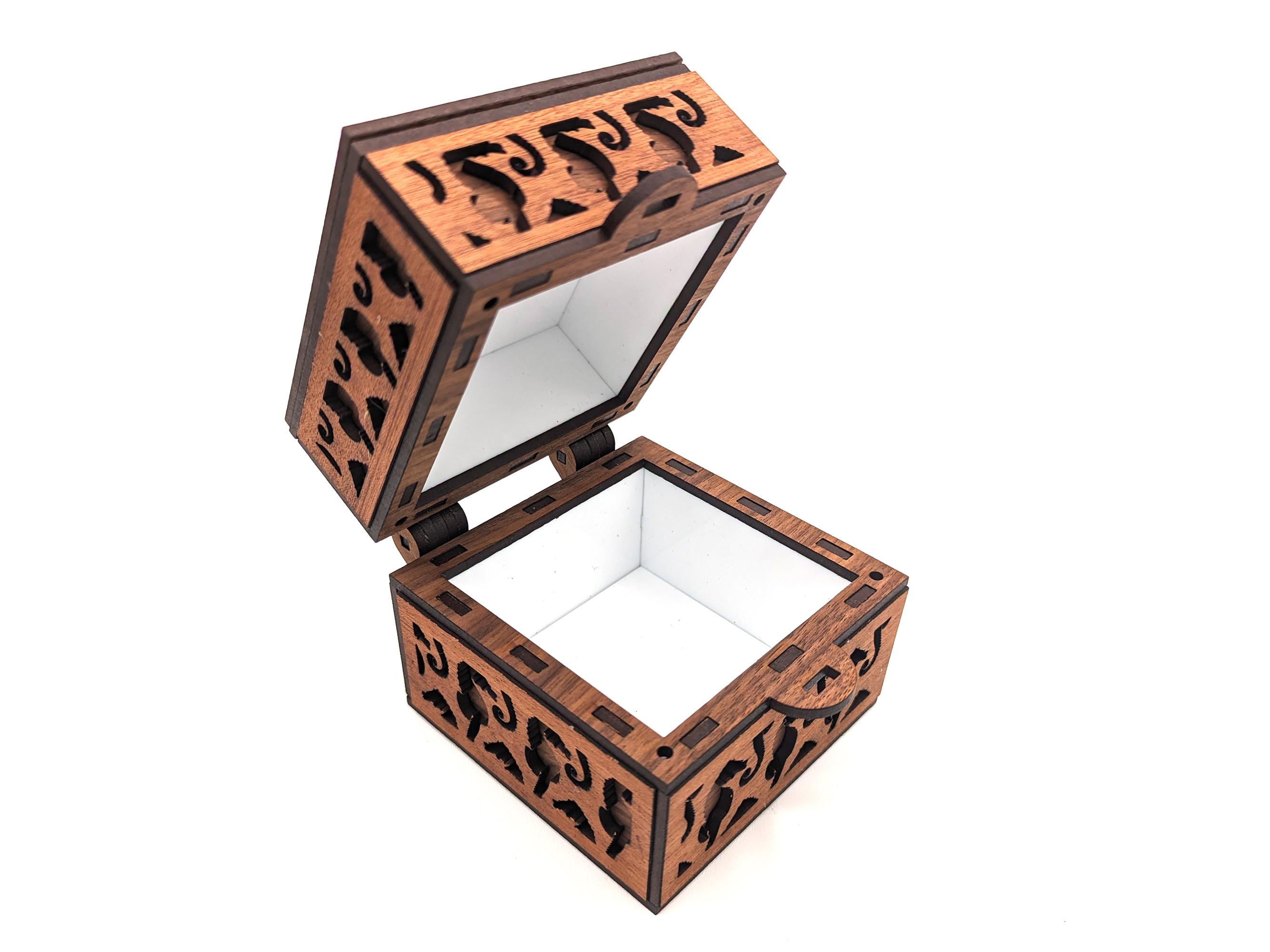 Seahorse Box Pattern SVG and PDF Digital Files for Glowforge Mira ...