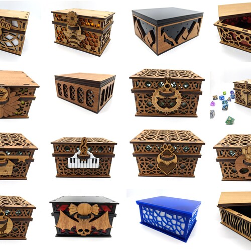 Honeybee Box Pattern SVG and PDF Digital Files for Glowforge - Etsy