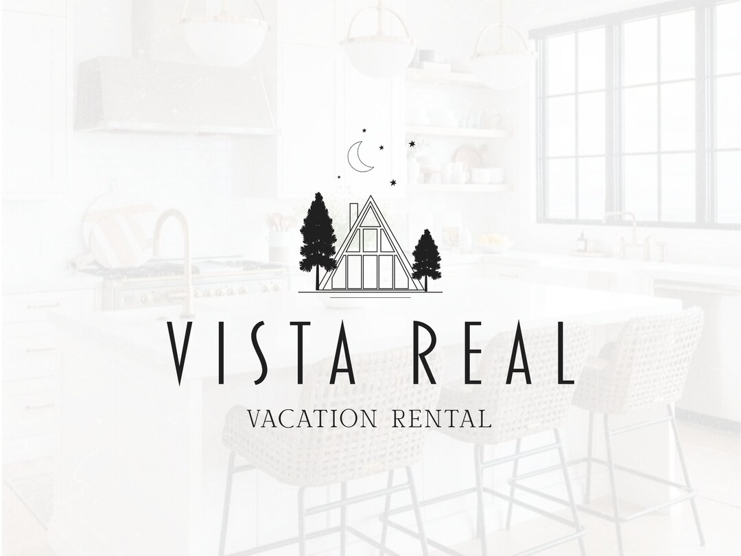 Vacation Rental Logo Design Custom, Premade Logo, Minimalistic Real ...