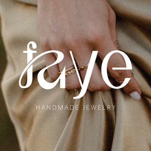 Jewelry Logo, Premade Logo, Boutique Logo, Modern Logo, Minimalist Logo ...