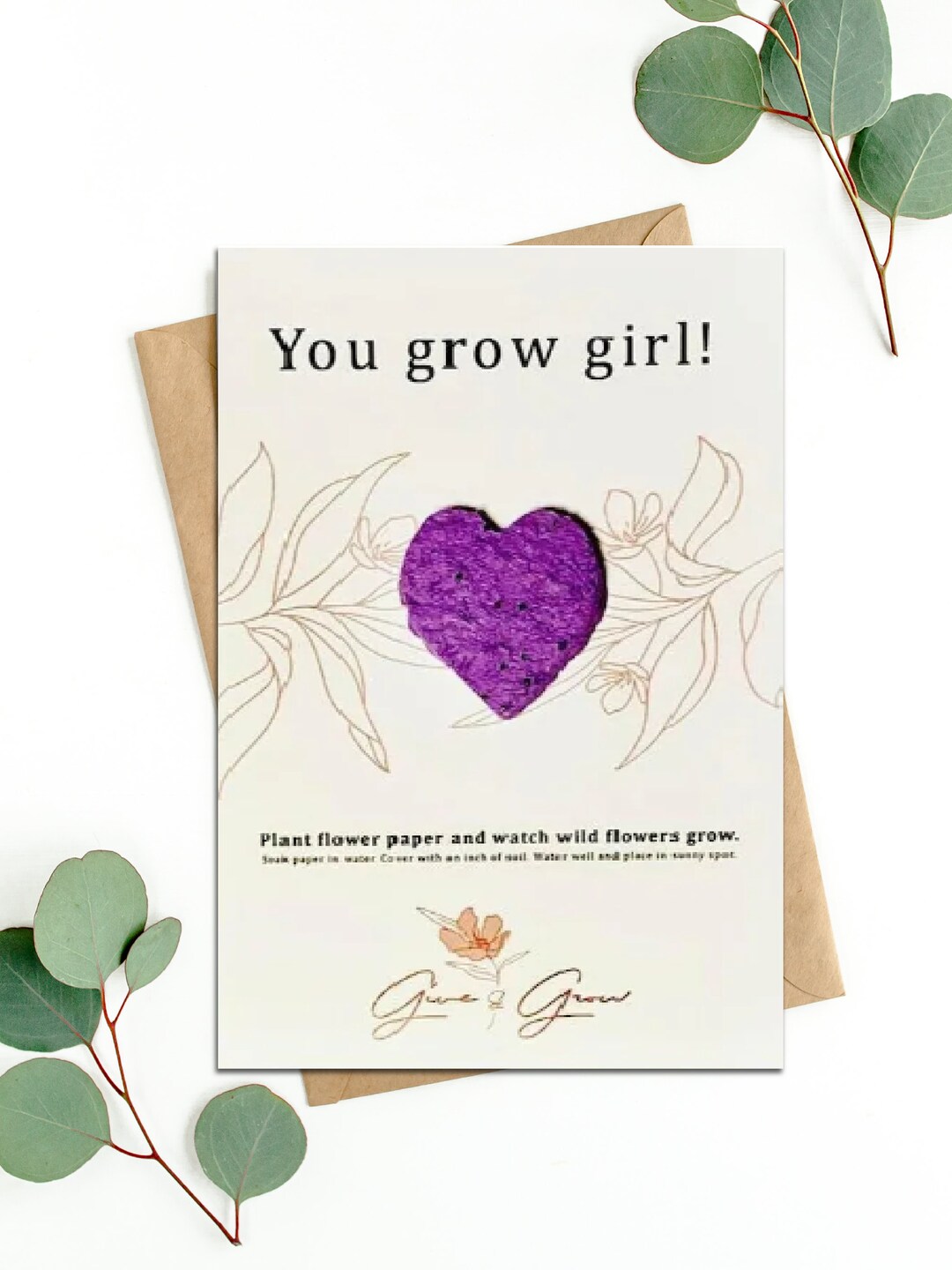 You Grow Girl | Encouragement | Congrats Message | Full Size Greeting ...