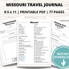 50 States Travel Journal Pages | Bucket List Printable Travel Journal ...