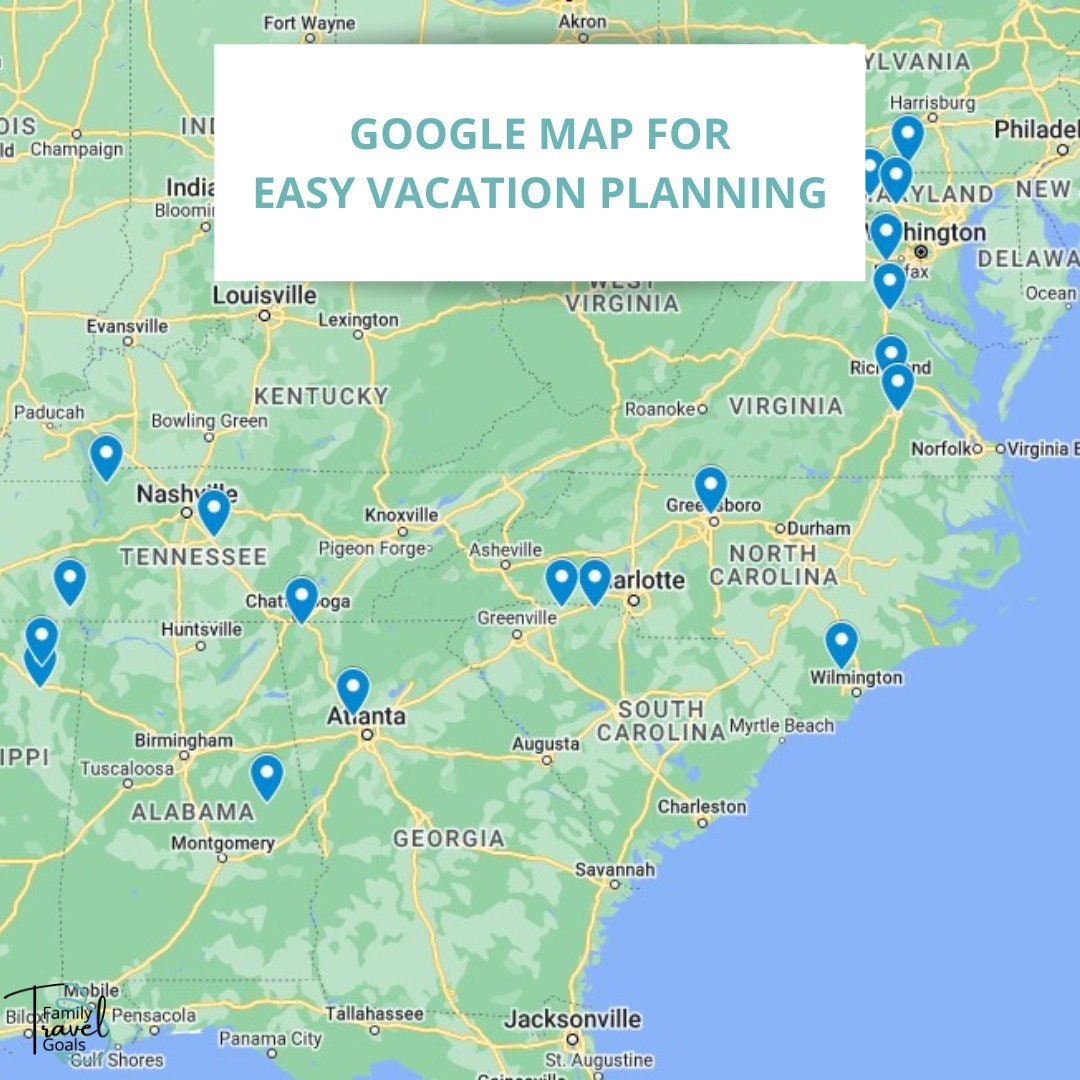 US National Military Park and Battlefield Checklist, Printable Bucket ...