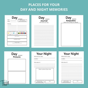 Road Trip Journal, Printable Travel Journal, Road Trip Activity, Family ...