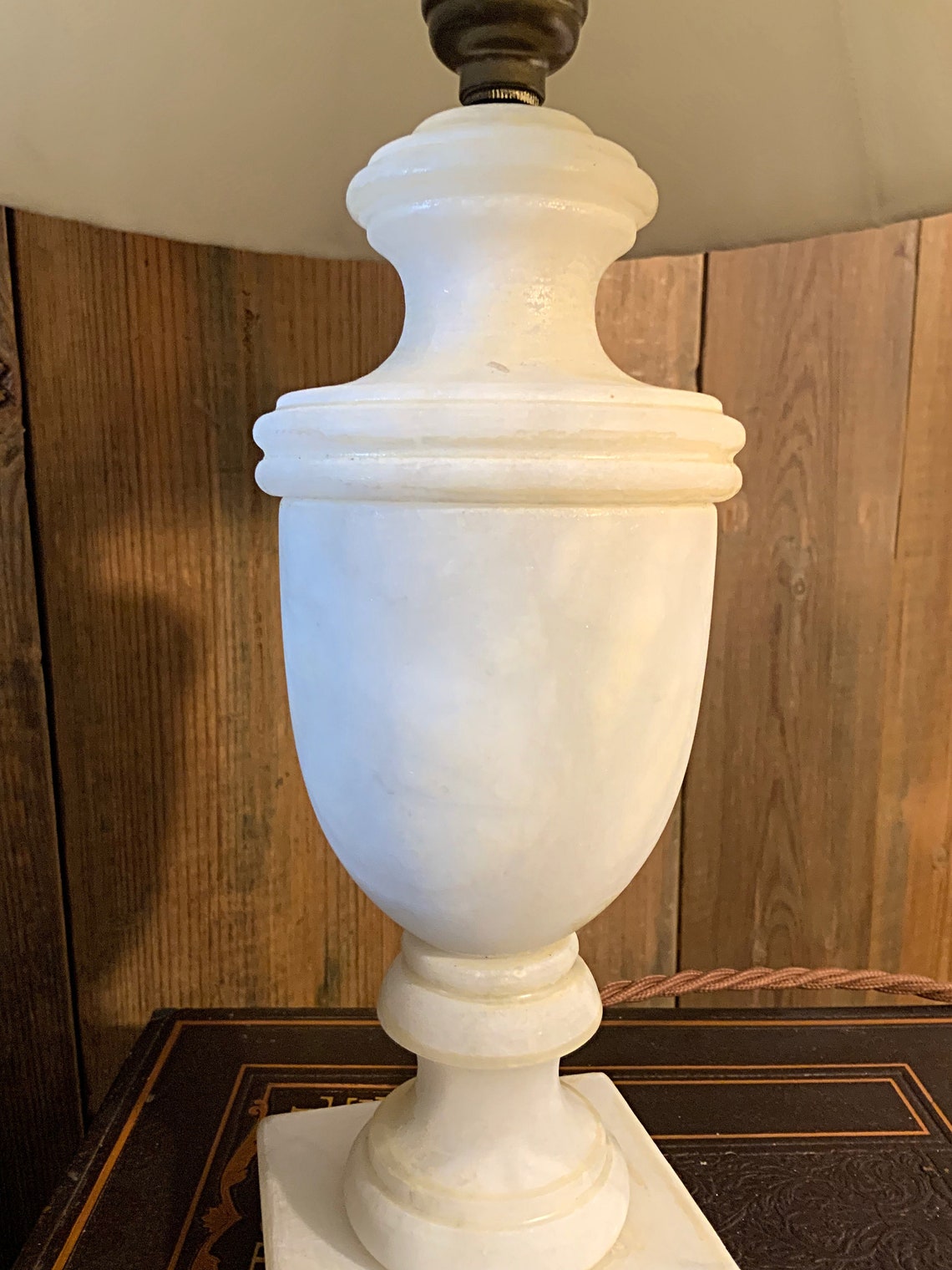 A Stunning Italian Marble Lamp - Etsy