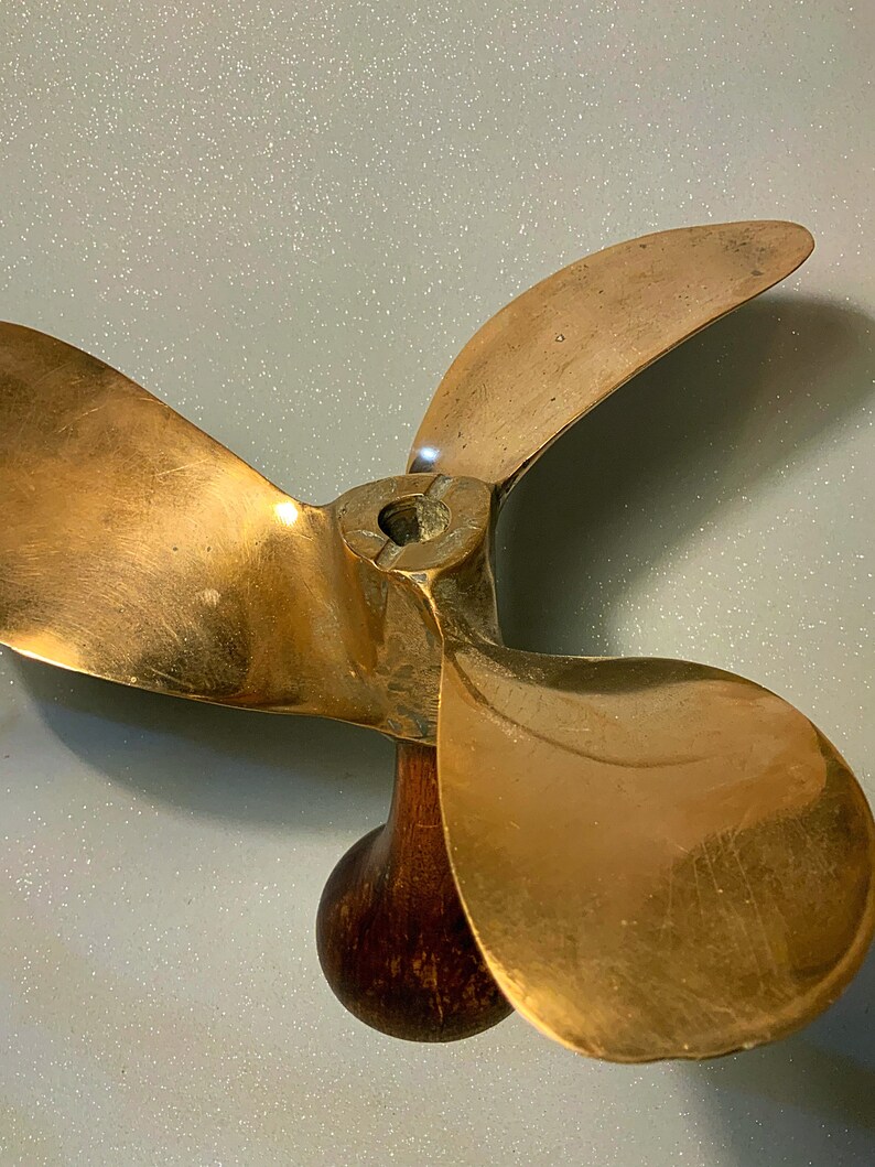 A Stunning English Brass Propeller - Etsy