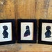 An Outstanding Miniature Silhouette Portrait - Etsy