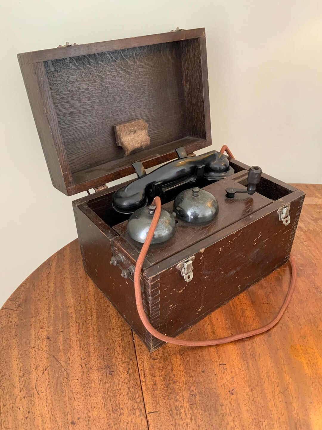 English Vintage Field Telephone - Etsy