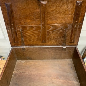 English Antique Wooden Bibble Box - Etsy