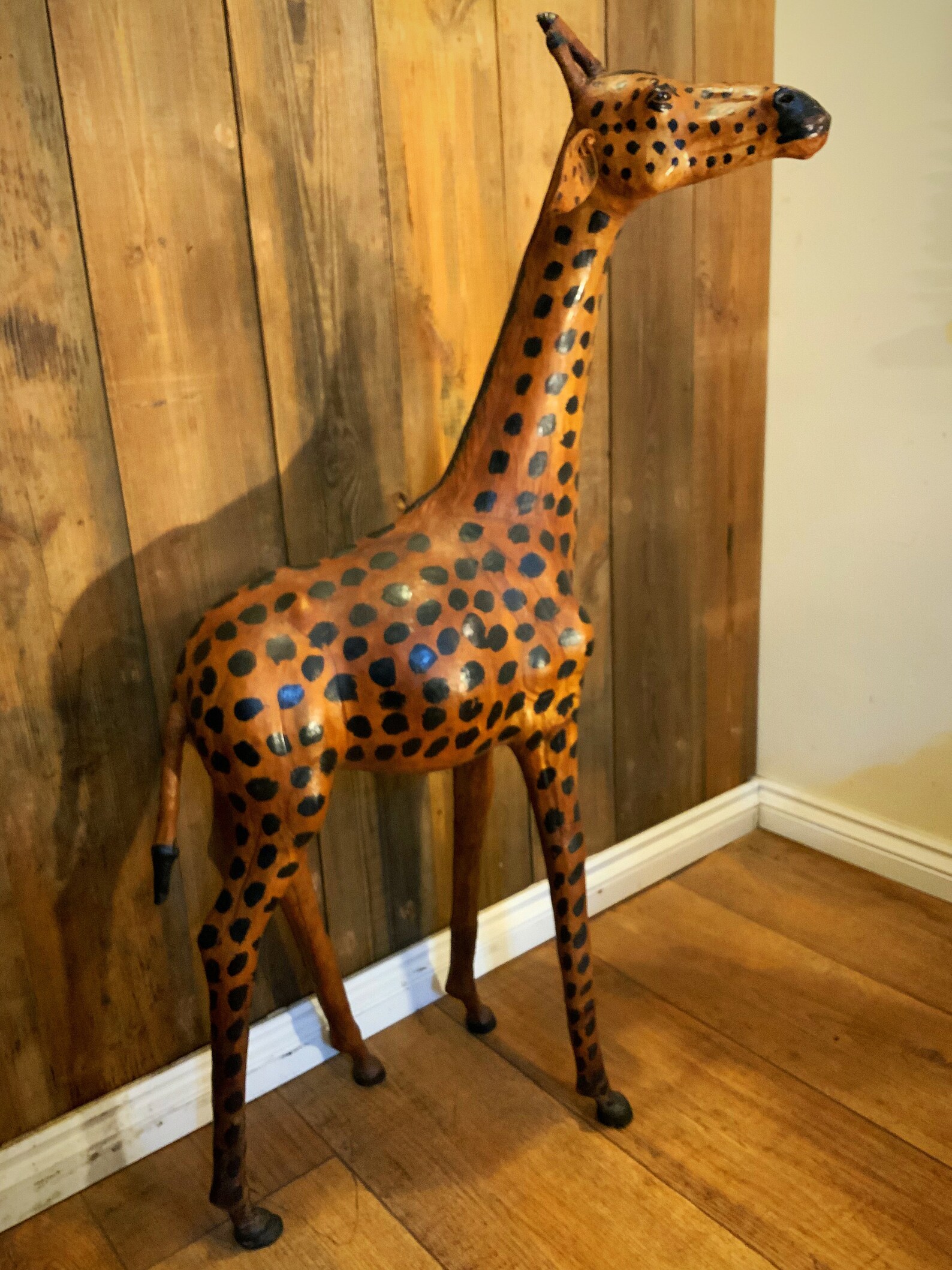Vintage Leather Giraffe, Large Giraffe, Giraffe - Etsy