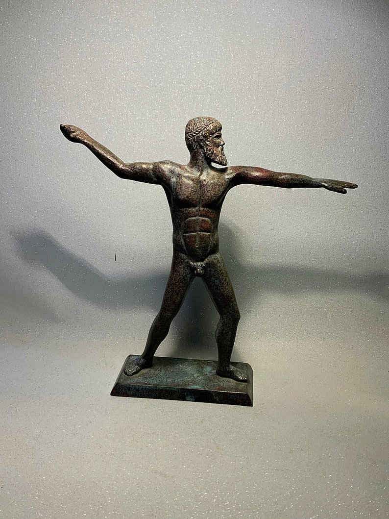 An Outstanding Bronze “zeus” Statue or Figurine - Etsy