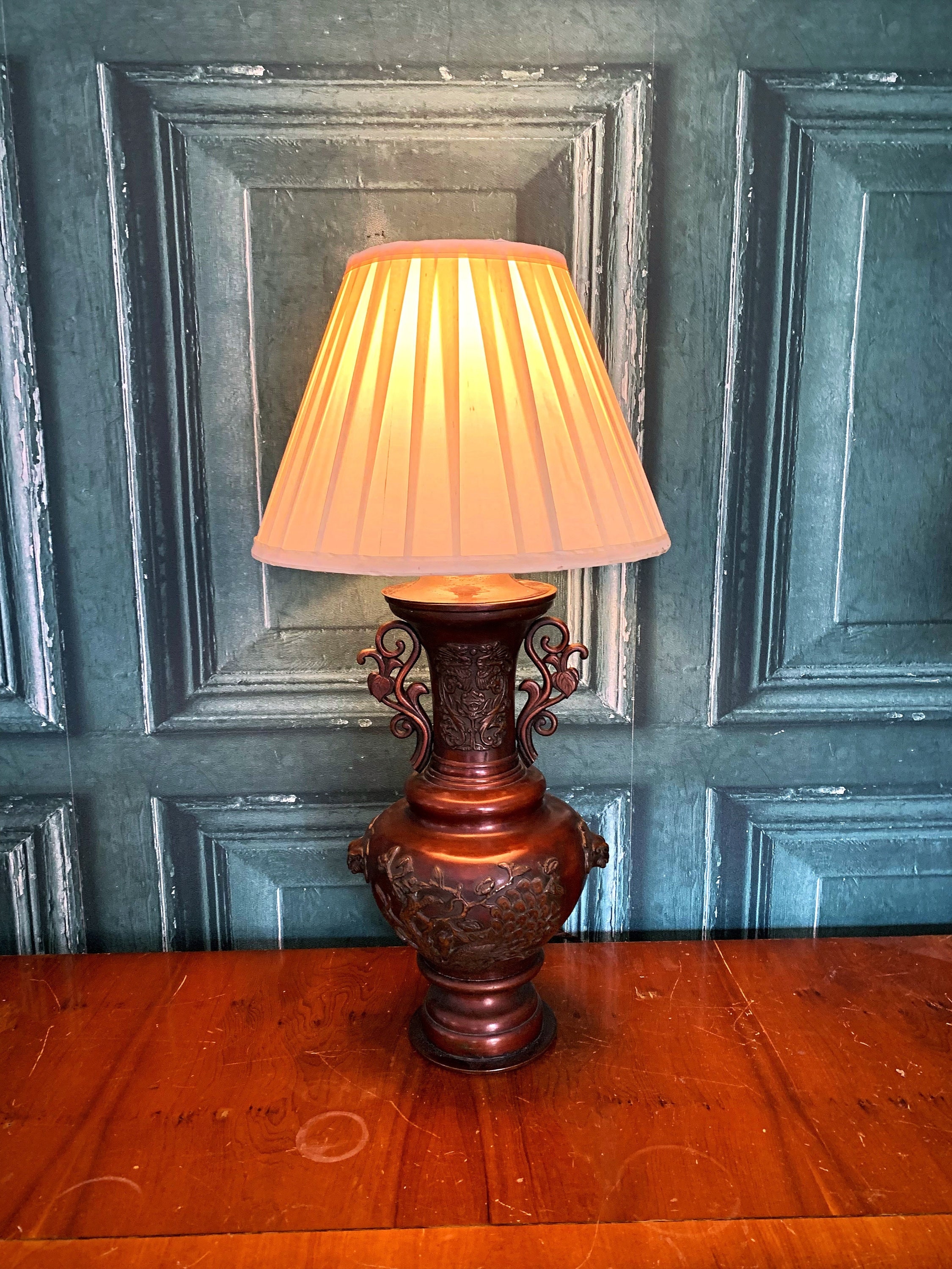 A Beautiful Japanese Meiji Period Lamp Conversion - Etsy