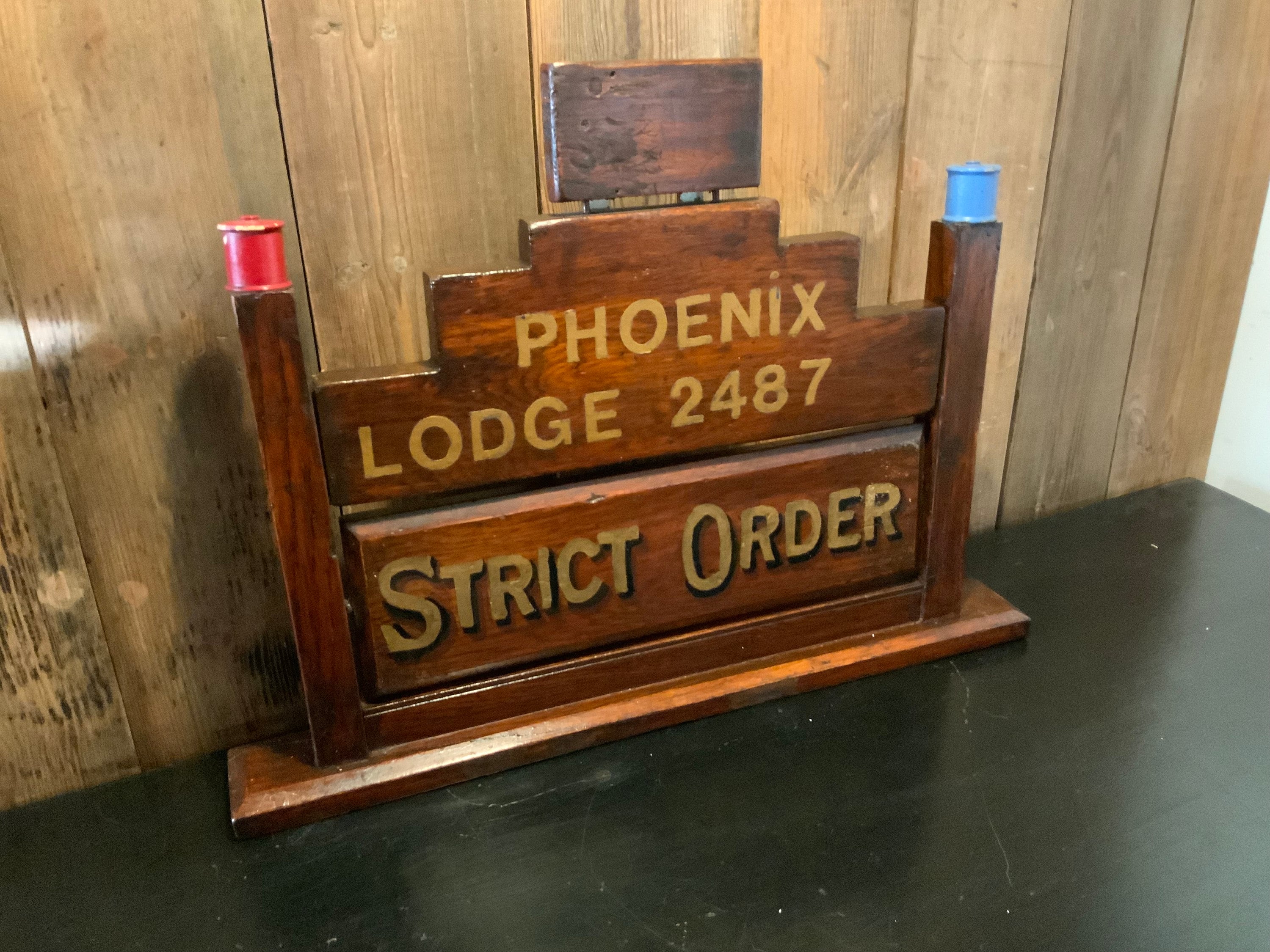 Hand Painted Masonic Sign, - Etsy