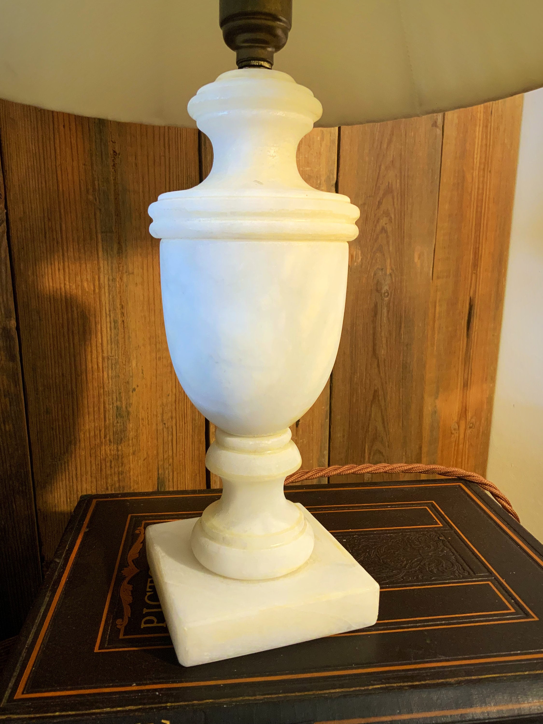 A Stunning Italian Marble Lamp - Etsy