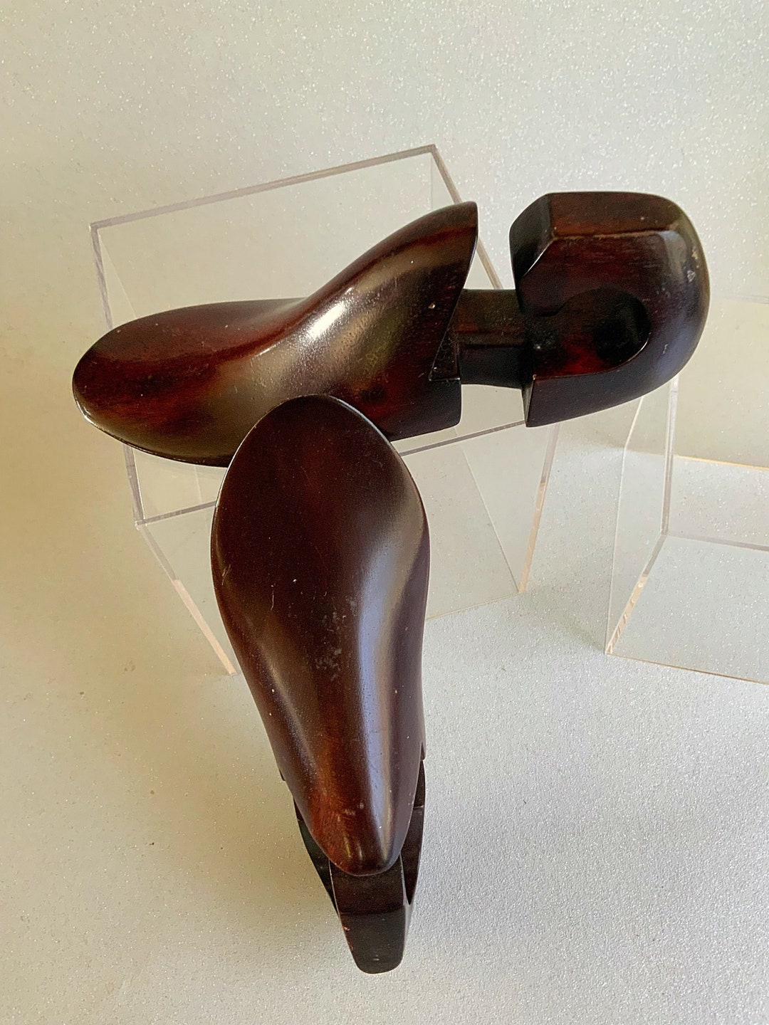 Two Beautiful Mahogany Shoe Lasts - Etsy