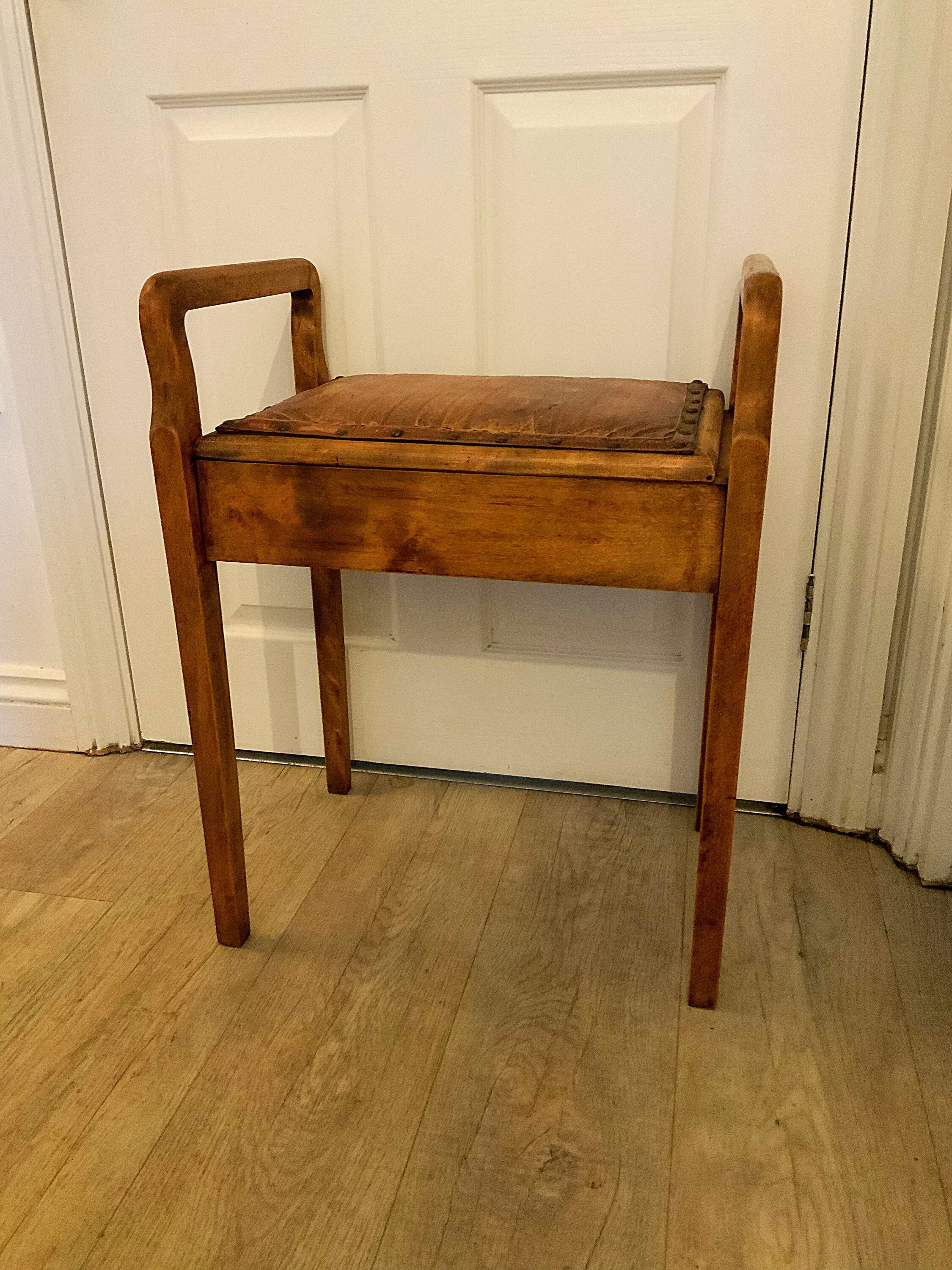English Mid Century Modern, Piano Stool - Etsy