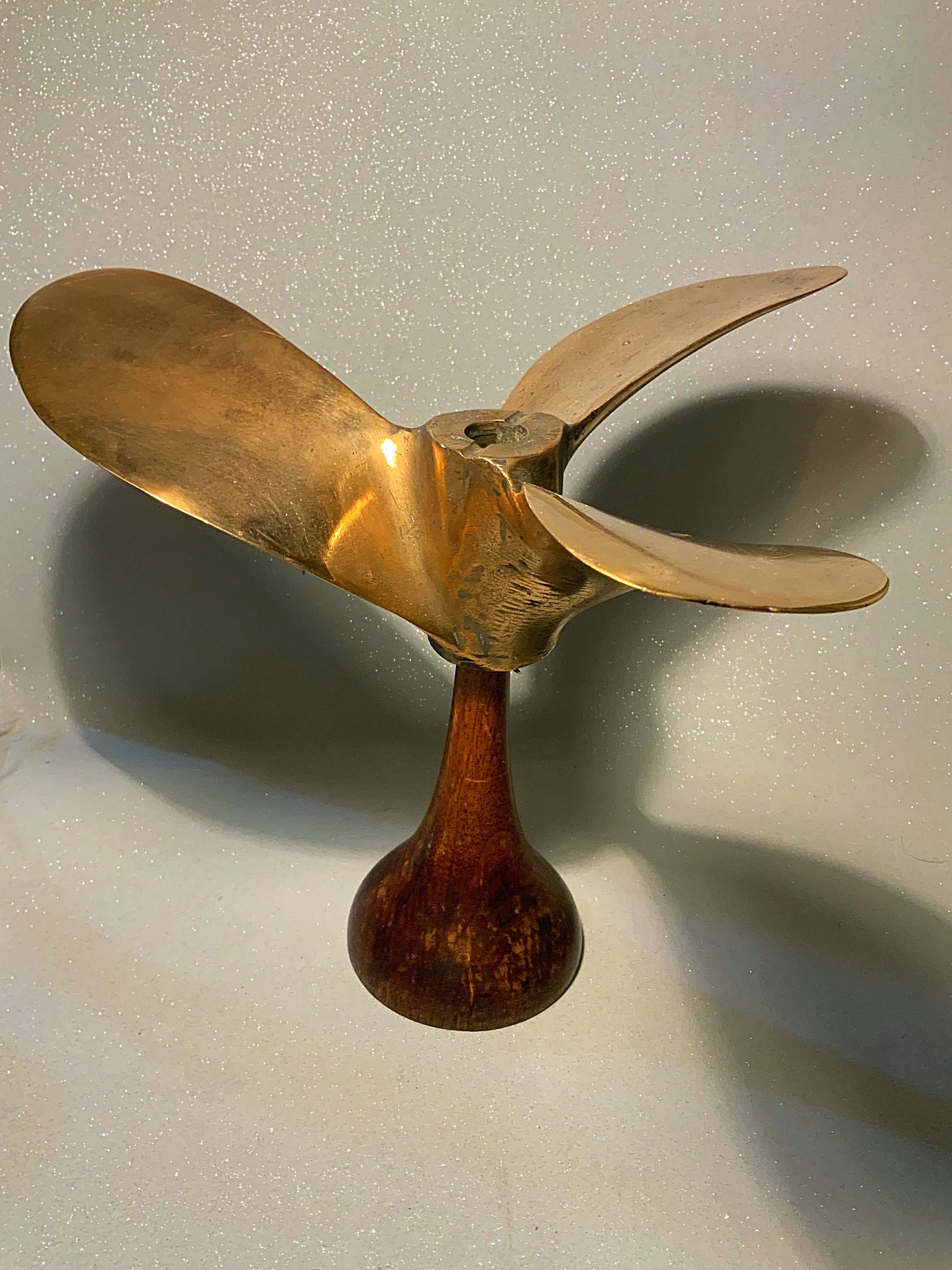 A Stunning English Brass Propeller - Etsy