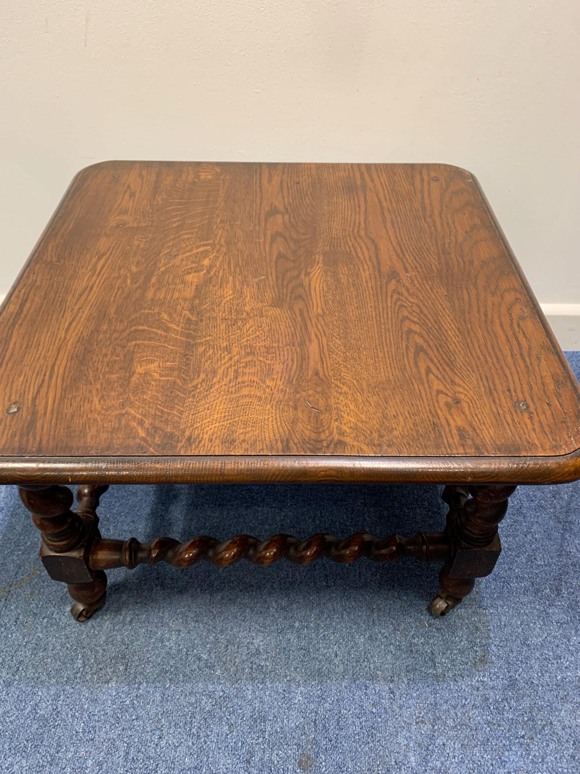 English Antique Jacobean Style Oak Coffee Table - Etsy