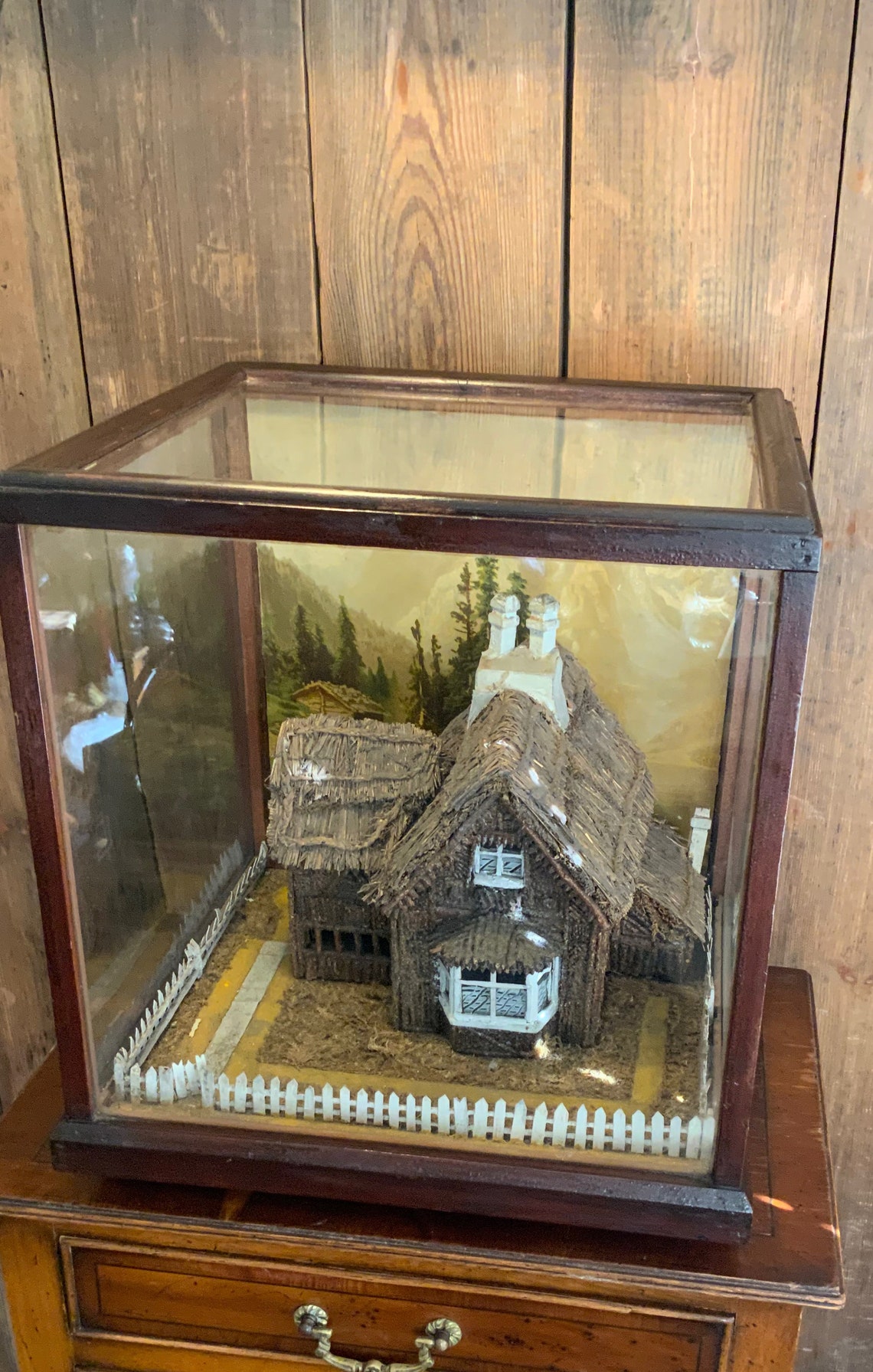 English Antique Country House, Diorama, Architectural Diorama - Etsy
