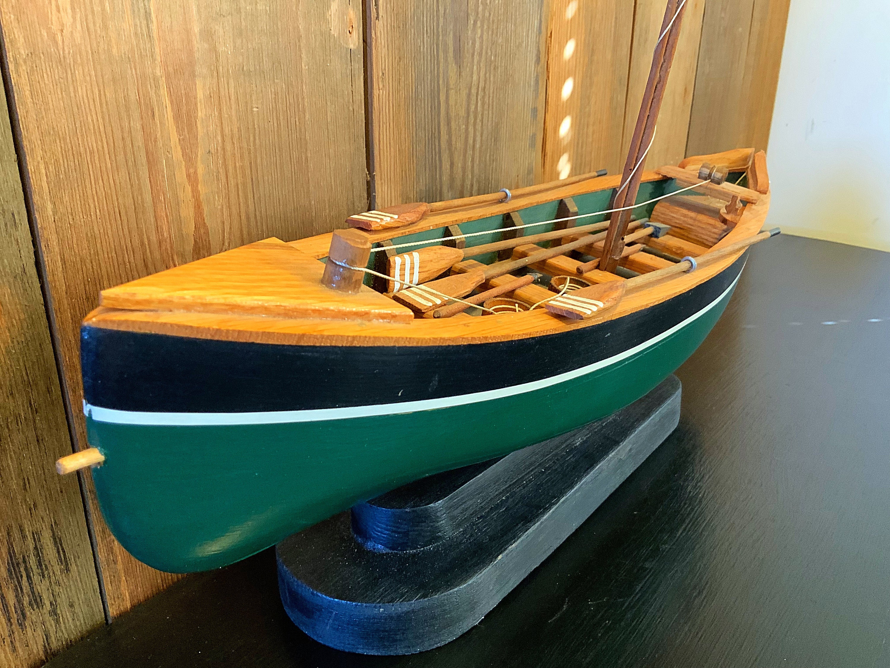 Boat, Hand Made Boat, Model Boat, Wooden Boat, Display - Etsy