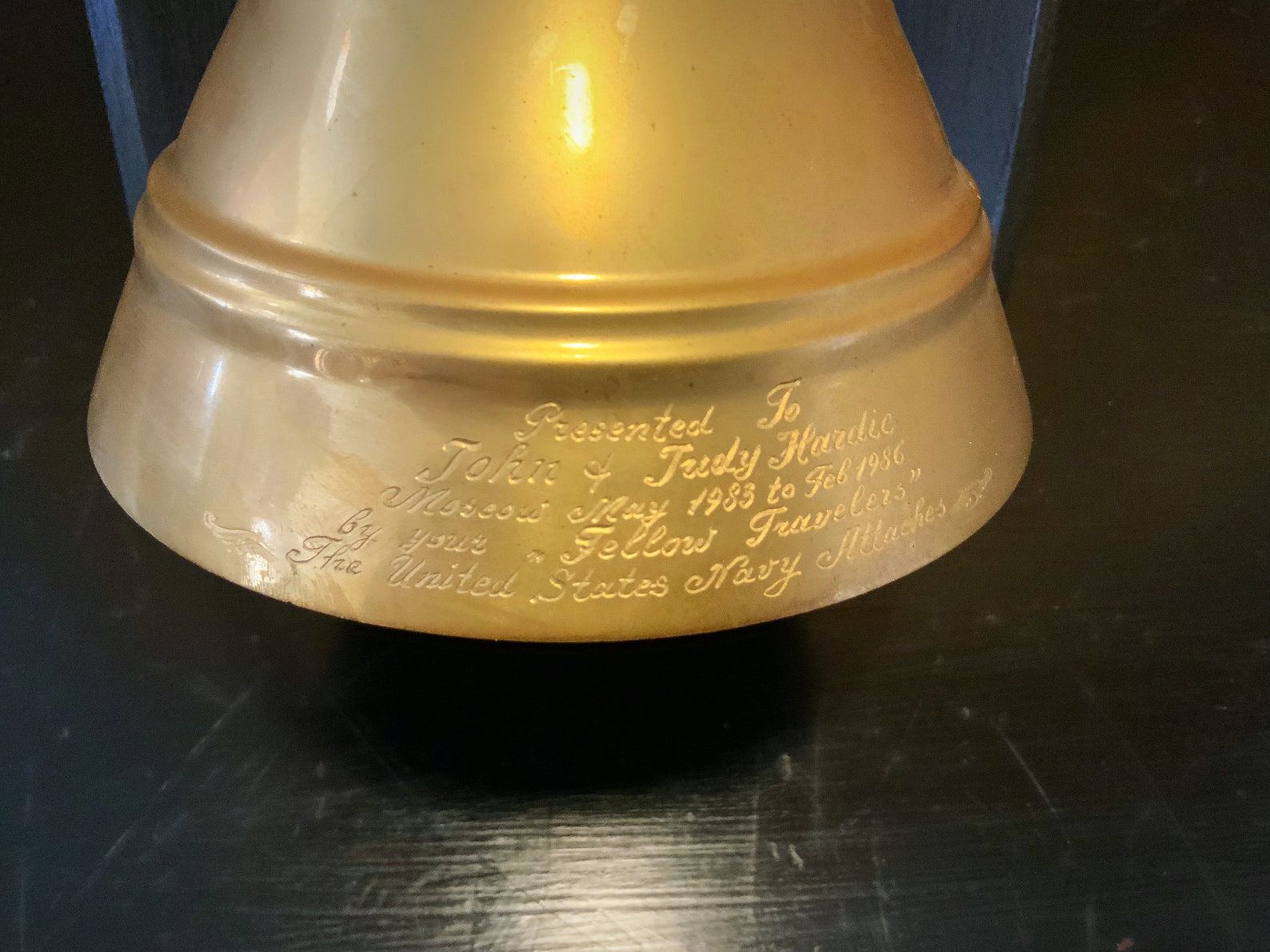 Brass Bell, Navy Bell, Mounted Bell, Bell on Bracket - Etsy