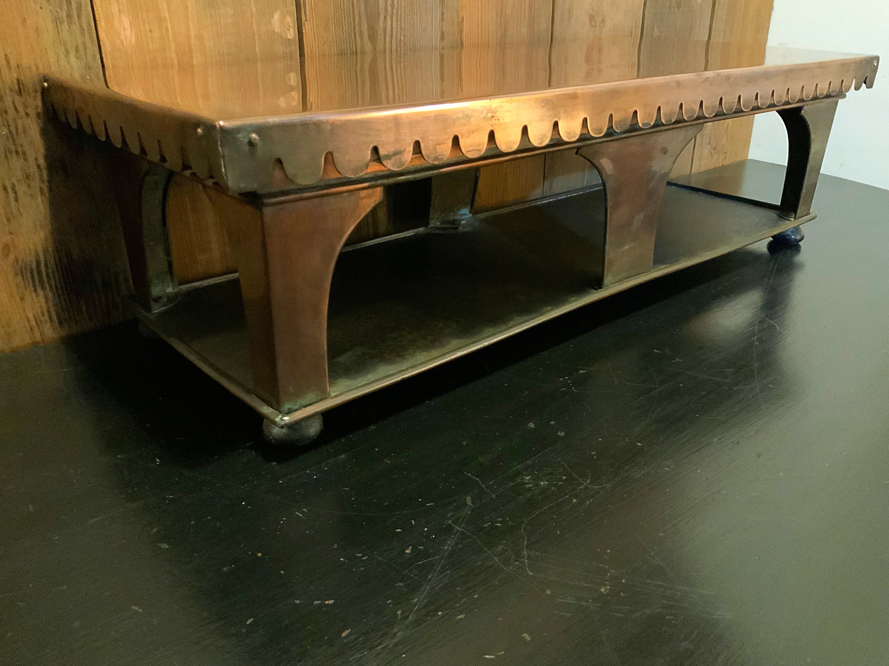 English Antique Edwardian Military Campaign Cooker or Copper Hot Plate ...