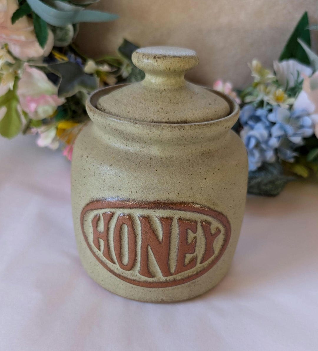 Vintage Stoneware, Cornish Tremar Pottery Honey Pot - Etsy